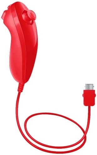 Red Nunchuck Controller Valid for Nintendo Wii - Wii U - Wii Mini ...
