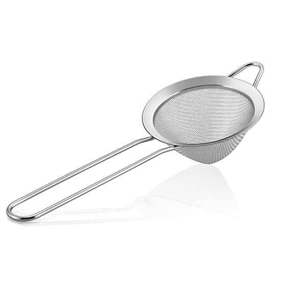 Buy EVADIYA Trending Stainless Steel Conical Sieve Tea Strainer with ...