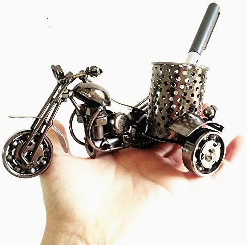 The Decor Deal Bullet Metal Pen Pencil Holder Showpieces for bike ...