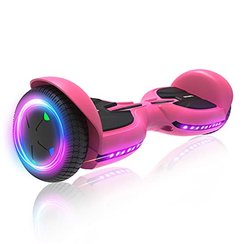 TOMOLOO Hoverboard for Kids Ages 6-12 with Bluetooth Speaker and LED ...