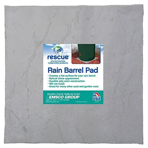 Snapklik.com : Flat Rock Rain Barrel And AC Unit Paver Patio Pad 24x24 ...
