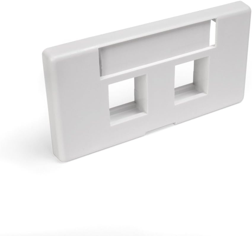 Amazon.com: Leviton 49910-SW2 2-Port QuickPort Modular Furniture ...