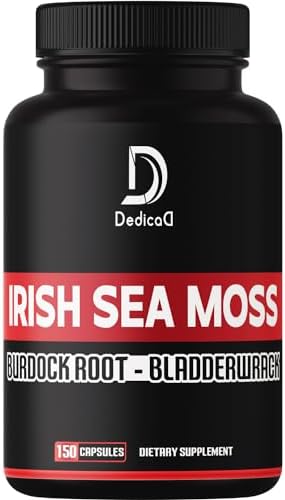 Amazon.com: Irish Sea Moss Capsules 2400mg w. Burdock Root ...