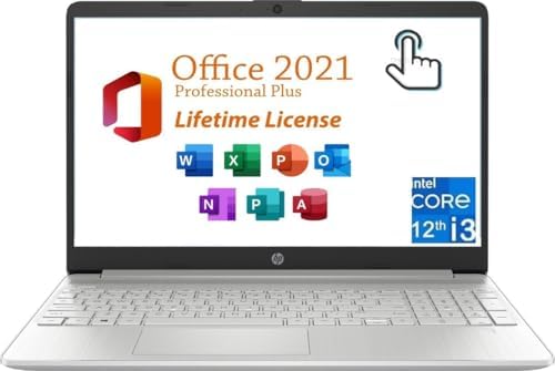 Amazon.com: HP 17.3"" Business Laptop, Free Microsoft Office 2021 with ...