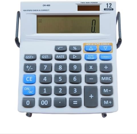 Upgrade Basic Calculator With Stand | OR-400 | 112 Steps Check | Big ...