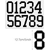 Amazon.com: TaoBary 8 Sheets Mailbox Numbers Stickers Waterproof Vinyl ...