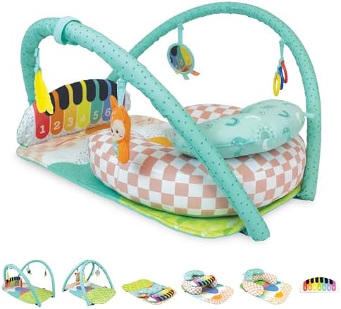 Amazon.com : Infantino Kick 'n Keys 7-in-1 Musical Piano Activity Gym ...