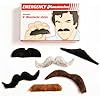 Amazon.com: Gift Republic Set of 6 Fun Novelty Stick-On Mustaches 6 ...