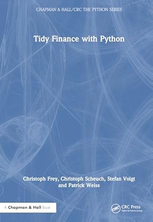 Amazon.com: Tidy Finance with Python (Chapman & Hall/CRC The Python ...