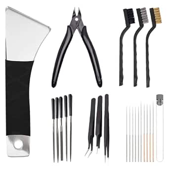 Amazon.com: 3D Printer Cleaning Tool Set - 6-in-1 3D Printer ...