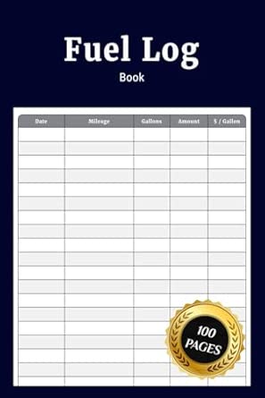 Amazon.com: Fuel Log Book: Simple Daily Journal to Record Fuel ...