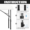 Amazon.com: YUEYIN Table Leg Extensions for Straight/Bent Folding ...