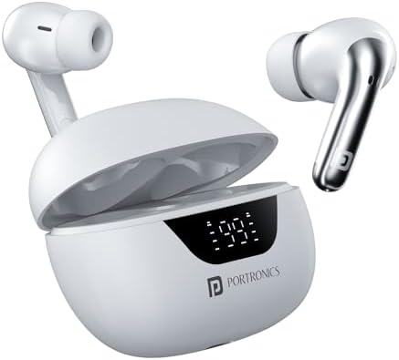 Portronics Harmonics Twins S16 in Ear Wireless TWS Earbuds with 24 Hrs ...