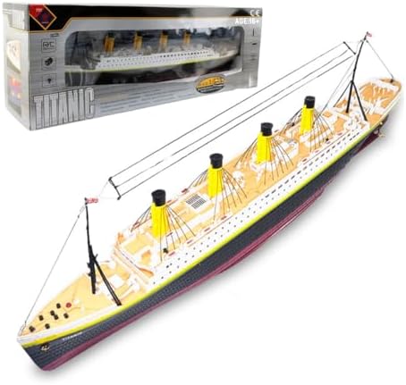 RCrepidant RC Electric Boat Model, 2.4G RC 3CH Remote Control Titanic ...