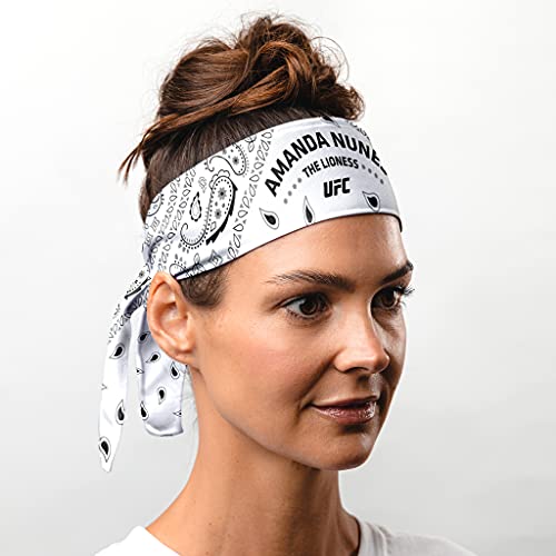 UFC Amanda Nunes Headbands (UFC Amanda Nunes Paisley Bandana White Tie ...