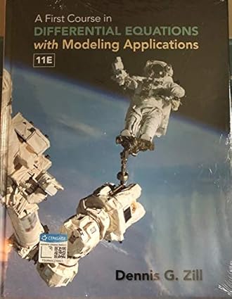 Amazon.com: A First Course in Differential Equations with Modeling ...