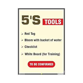 Mr. Safe - 5S Tools Poster Hard Plastic Lamination A3 (11.7 inch X 16.5 ...
