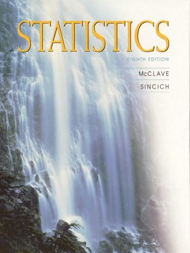 Statistics (8th Edition): James T. McClave: 9780130223296: Amazon.com ...