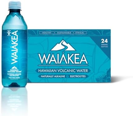 Amazon.com: Waiakea Hawaiian Volcanic Water, Naturally Alkaline, 100% ...