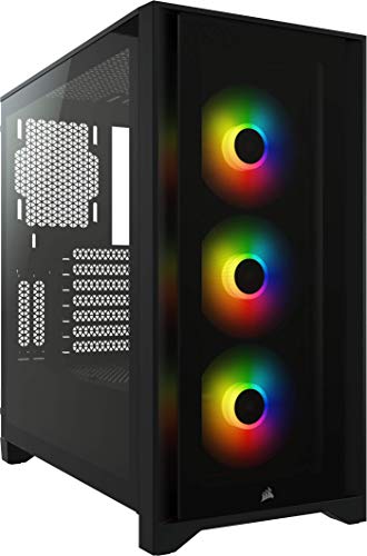 Corsair iCUE 4000X RGB Mid-Tower ATX PC Case (CC-9011204-WW)