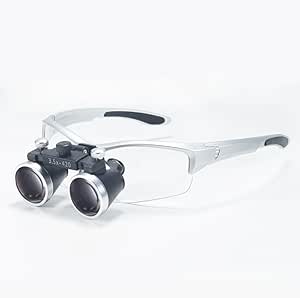 Amazon.com: Dental Loupe 3.5X, Optical Magnifying Glasses for Dentistry ...