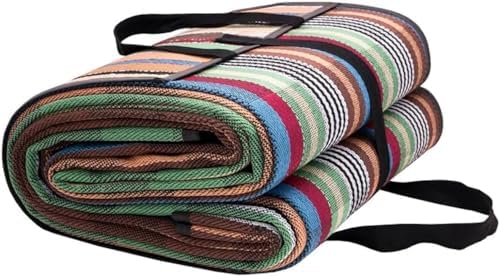 Alsaqer Foldable Camping Mat (2x3 Mtr) Outdoor Picnic Rug Water Proof ...