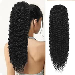 Amazon.com : Matriarchs Ponytail Extension Drawstring Ponytail for ...
