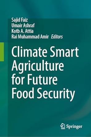 Climate Smart Agriculture for Future Food Security | Amazon.com.br