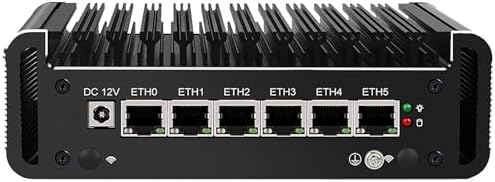 6 Ports Firewall Micro Appliance, Firewall Mini PC Inter Celeron N5105 ...