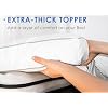 Amazon.com: Marine Moon Mattress Topper Queen, Cooling Pillow Top ...