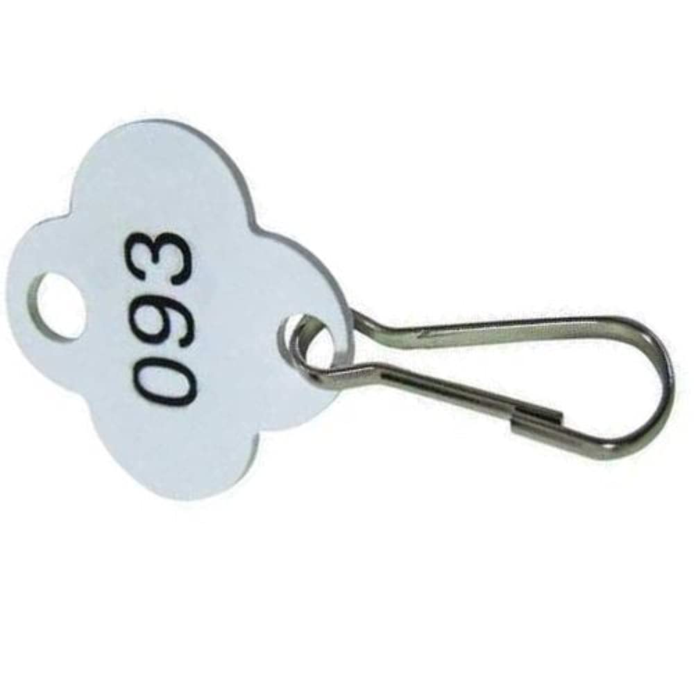 Amazon.com: Key Tag Numbered 1 to 100, PK100 : Office Products