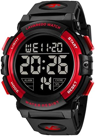 A ALPS Mens Digital Watch - Sports Military Watches 50M Waterproof ...