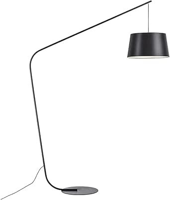 Floor Lamp Modern Minimalist Creative Black Fishing Lamp Hotel Showroom ...