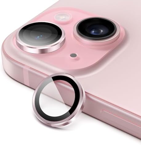 Amazon.com: JETech Camera Lens Protector for iPhone 15 6.1-Inch and ...