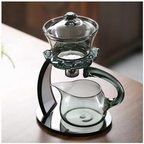 Amazon.com | Magnetic Glass Tea Pot, Lazy Kungfu Tea Set, Sturdy High ...