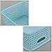 Amazon.com: Rinboat Mixed Color Rectangle Storage Baskets, Plastic ...