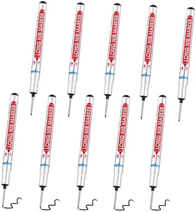 YLYDMY 10 Pieces Deep Hole Marker Pens,20 mm Long Head Deep Hole Marker ...