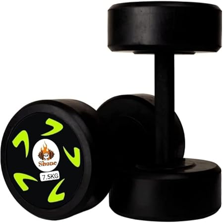 Buy Shone 10kg Dumbbells Set of 2 / Dambal Set for Home Gym/Dumbbels ...