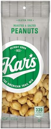 Amazon.com: Kar’s Nuts Roasted & Salted Peanut Snacks, 2 oz Individual ...