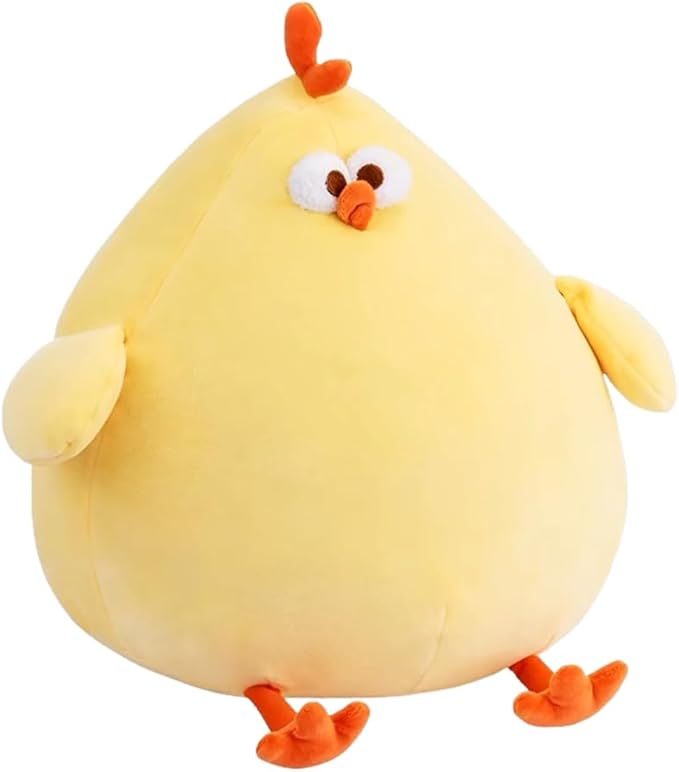 Animal Plush Yellow Chicken Doll, Soft Cuddly Toy, Kids Plush Toys ...