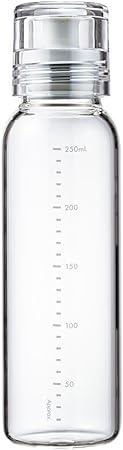 Amazon｜HARIO(ハリオ) ドレッシングボトルスリム 250ml 熱湯使用可能 ペールグレー DBSN-250-PGR｜調味料入れ オンライン通販