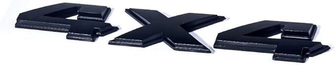 Amazon.com: 4x4 Chrome Emblem Sticker Replacement, 8 Inch 3D Car Truck ...