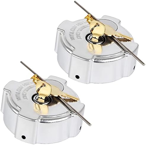 Amazon.com: 2PCS Locking Diesel Fuel Cap 3 inch Aluminum Gas Cap ...