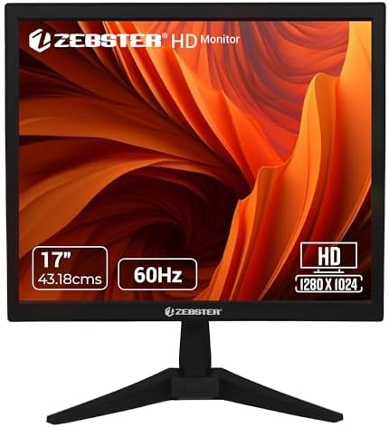Amazon.in: Buy ZEBSTER GV117 17 Inches LED Monitor, HDMI | VGA, 1280 x ...