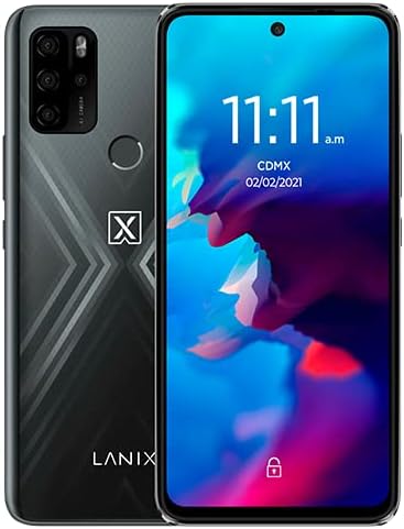 Lanix 10288 Smartphone Alpha 5V 6.6" HD 64GB/4GB Nano Dual Sim Camara ...