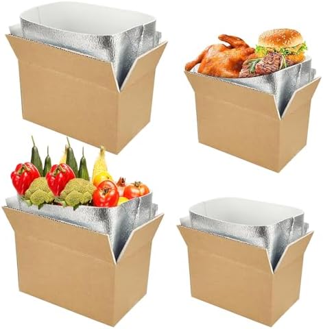 Amazon.com: 2 Pack Insulated Shipping Boxes with Aluminum Foil ...