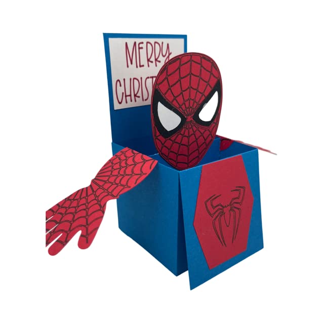 Amazon.com: Handmade Christmas Marvel's Spider-Man 3D Greeting Card Pop ...