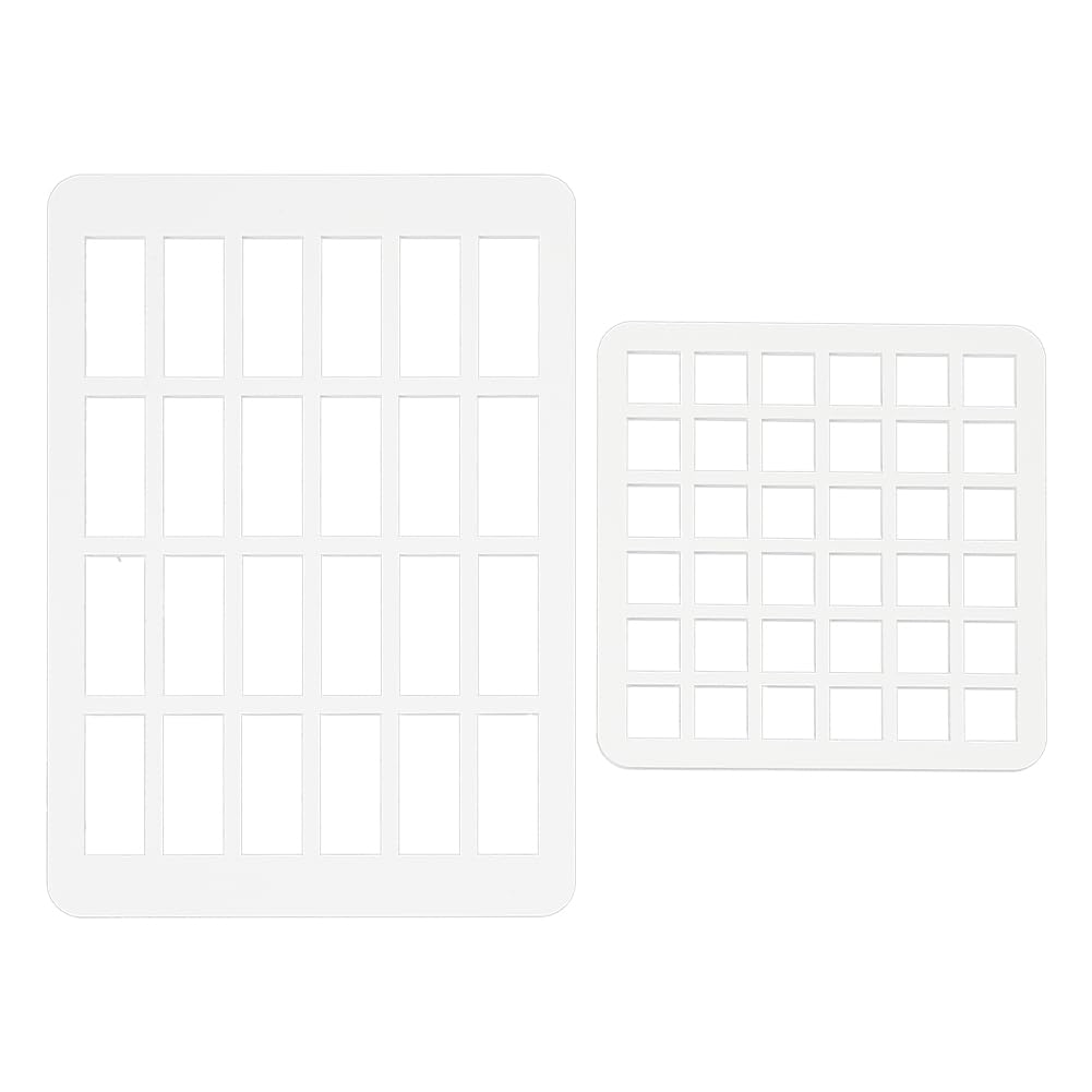 Amazon.com: BENECREAT 2pcs Rectangle Swatching Template Stencil ...