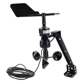 Amazon.com: Wind Speed Direction Sensor 0‑2.5V Output 3 Cups S Type ...