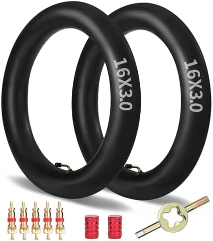Amazon.com: 16x3.0 Inner Tube for Electric Bike - 3.25/3.50-16 inch E ...